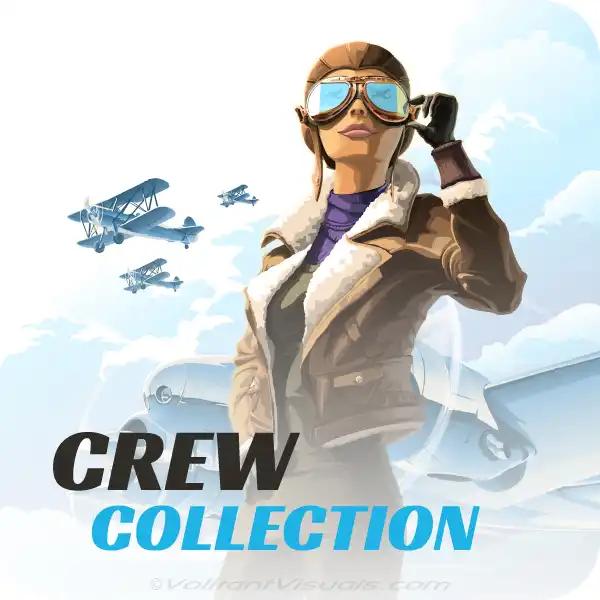 Aviation Art Posters / People of Aviation / Volitant Visuals